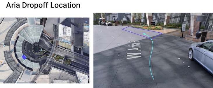 aria dropoff